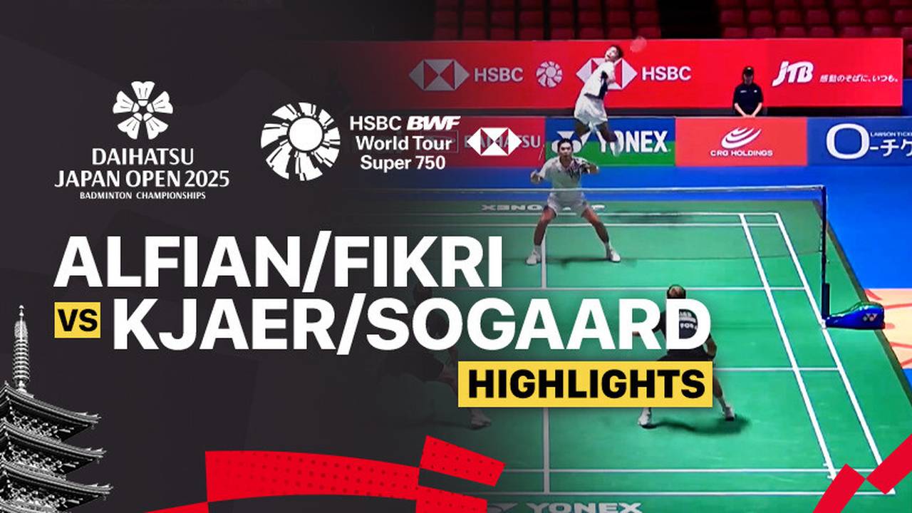 Fajar Alfian/Muhammad Shohibul Fikri (INA) vs Rasmus Kjaer/Frederik Sogaard (DEN) Men's Doubles ...