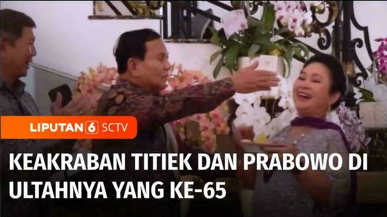 Prabowo Subianto Hadiri Ulang Tahun ke-65 Mantan Istrinya, Titiek ...