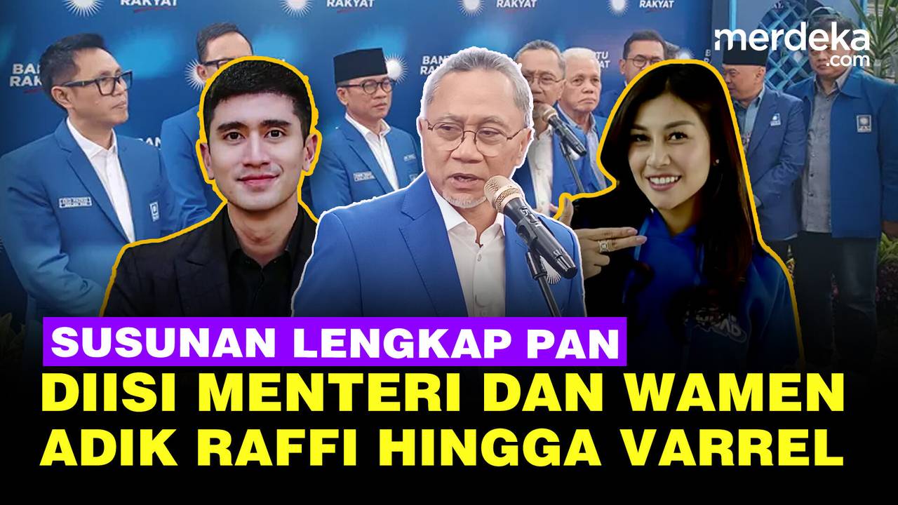 Susunan Lengkap Kepengurusan PAN Periode 2024-2029, Diisi Menteri, Adik ...