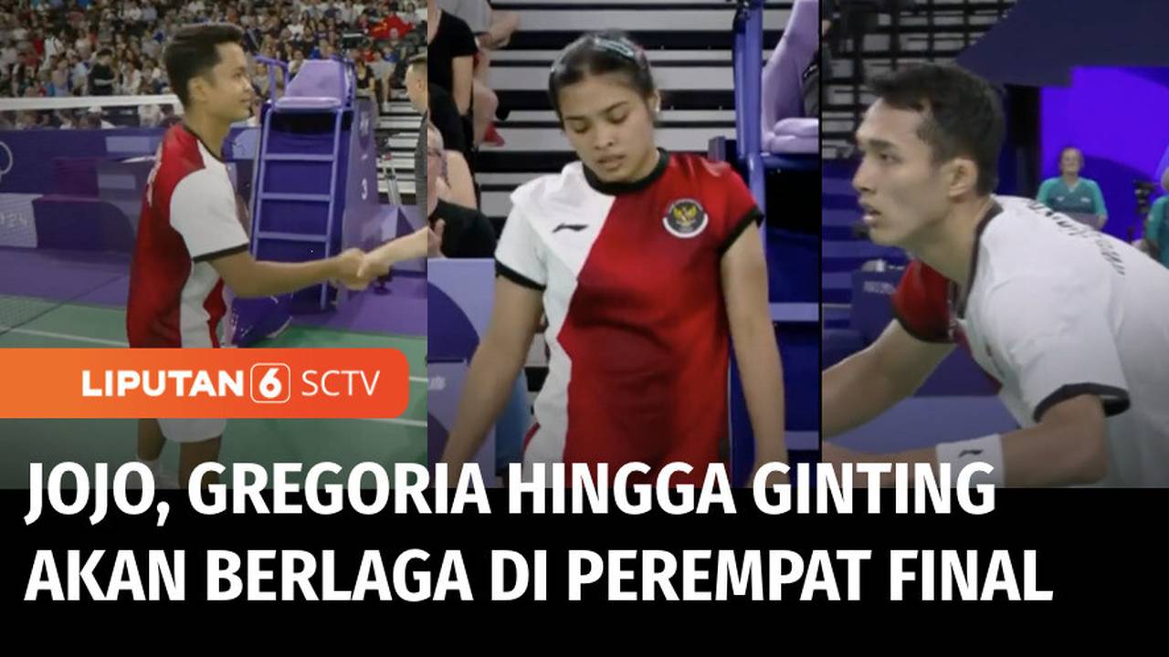 Jonatan Christie, Ginting hingga Gregoria Akan Berlaga di Babak Perempat Final | Liputan 6 ...