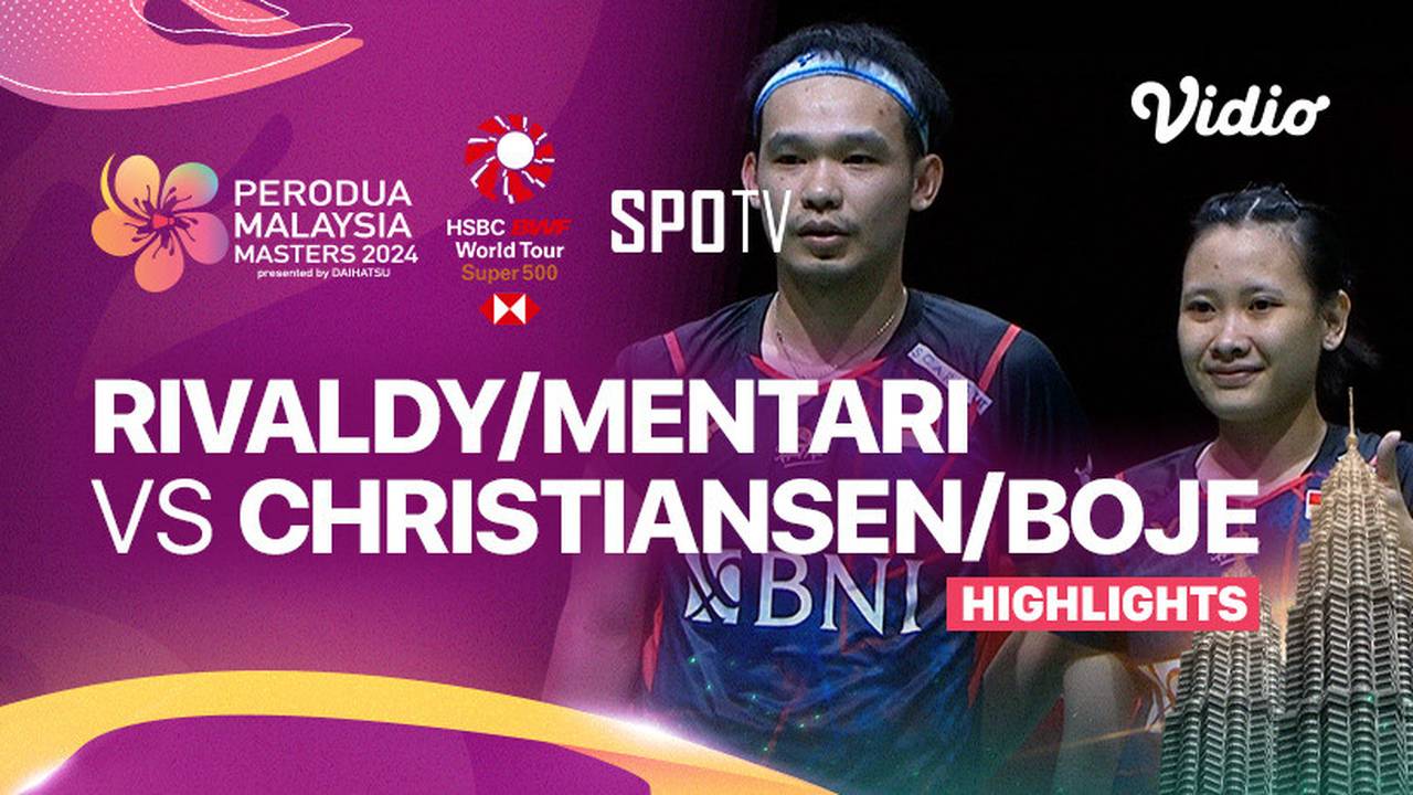 Rinov Rivaldy/Pitha Haningtyas Mentari (INA) vs Mathias Christiansen ...