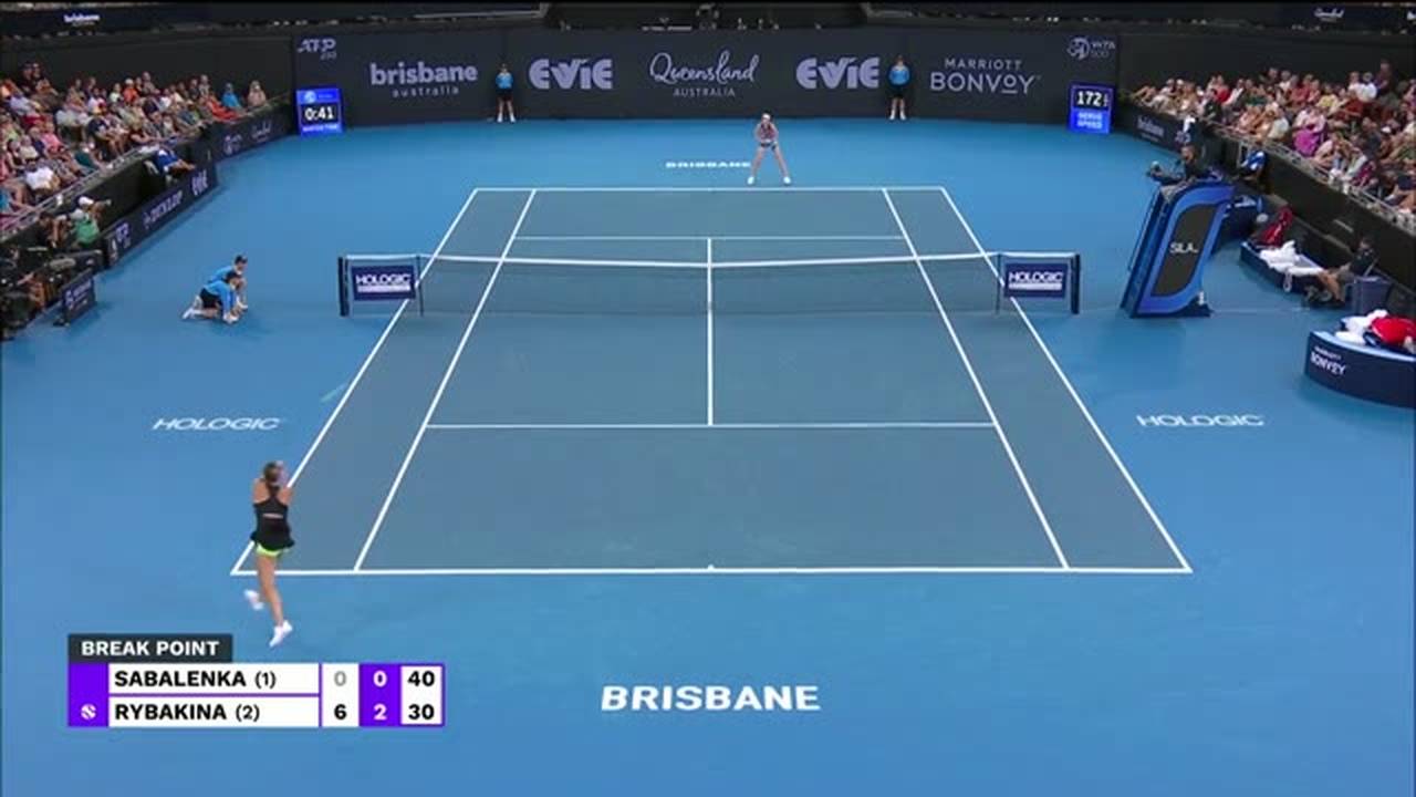 Final: Aryna Sabalenka vs Elena Rybakina - Highlights | WTA Brisbane ...