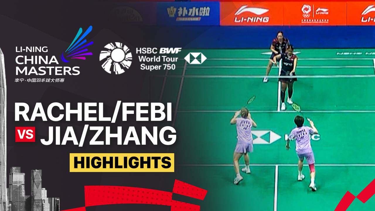 Rachel Allessya Rose/Febi Setianingrum (INA) vs Jia Yi Fan/Zhang Shu ...