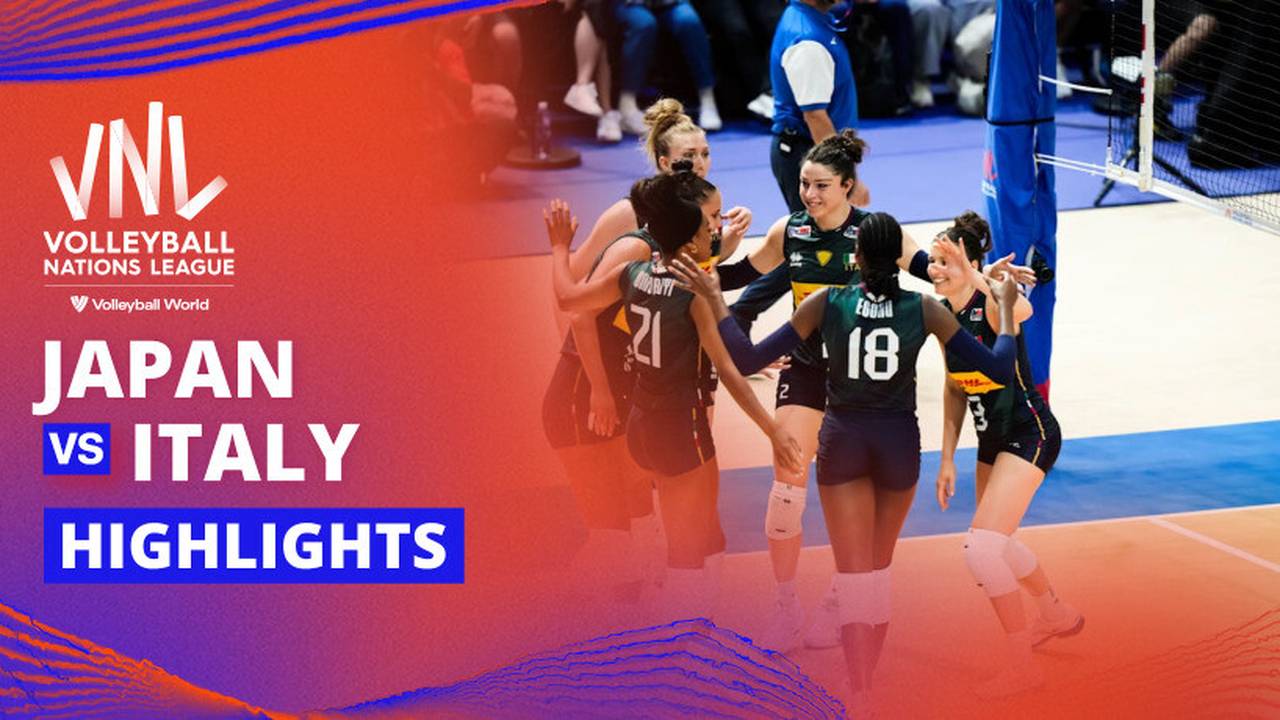 Women: Japan vs Italy - Highlight | Volleyball Nations League 2025