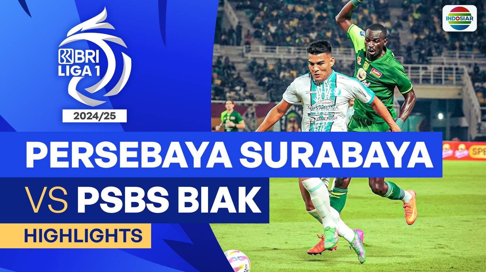 PERSEBAYA Surabaya VS PSBS Biak - Highlights | BRI Liga 1 2024/25 | Vidio
