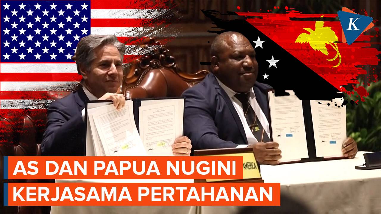 AS dan Papua Nugini Tandatangani Kerjasama Pertahanan - Kompascom | Vidio
