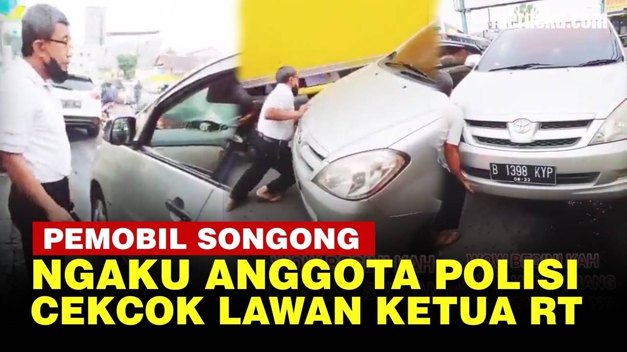 Disorot Mahfud MD, Pria Arogan Ngaku Polisi Vs Ketua RT Cekcok Tak Mau ...