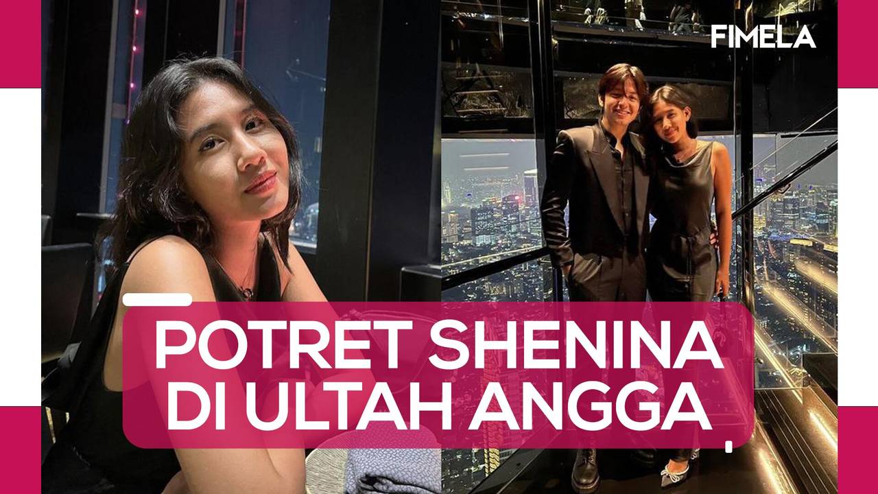 Potret Shenina Cinnamon di Perayaan Ulang Tahun Ke-23 Angga Yunanda ...