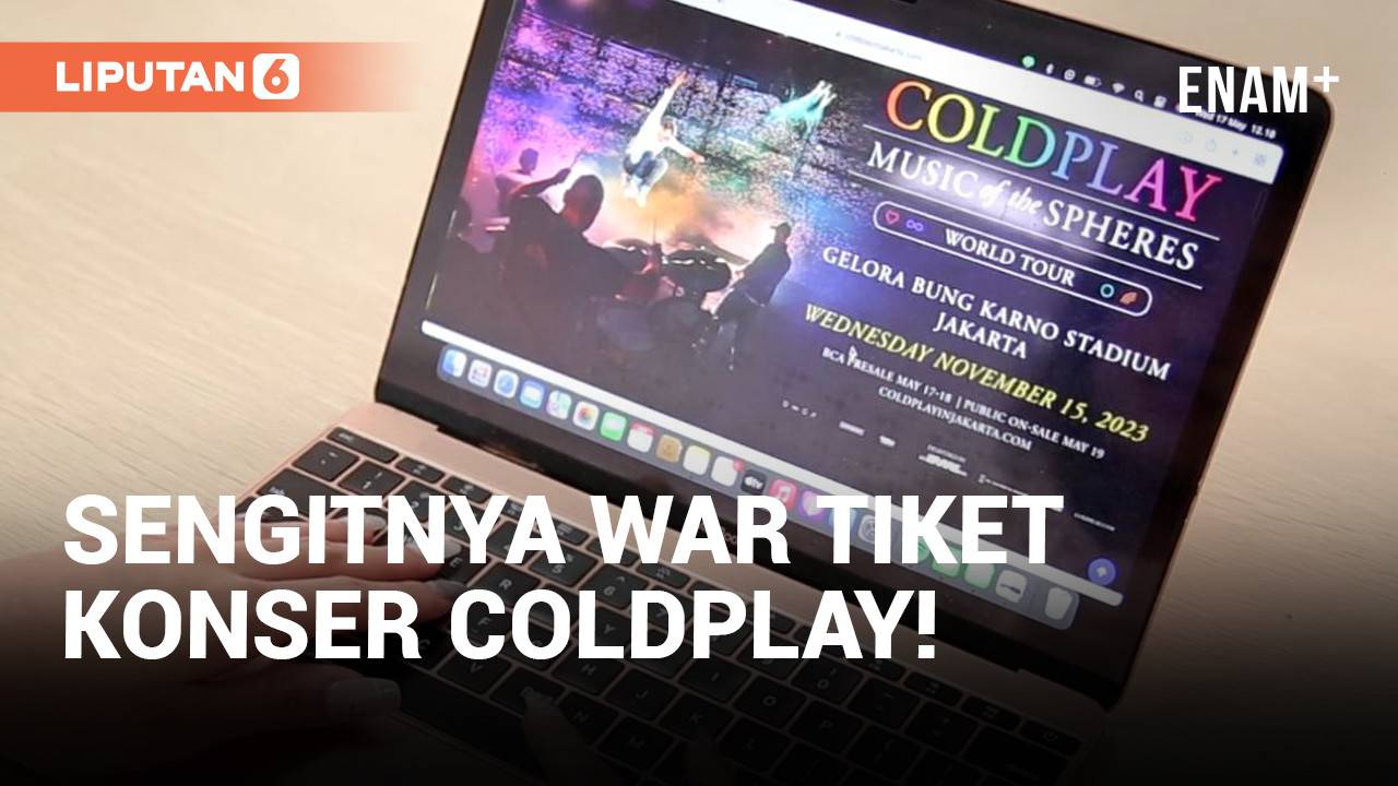 War Tiket Konser Coldplay di Jakarta, Begini Sengitnya Persaingan Antar ...