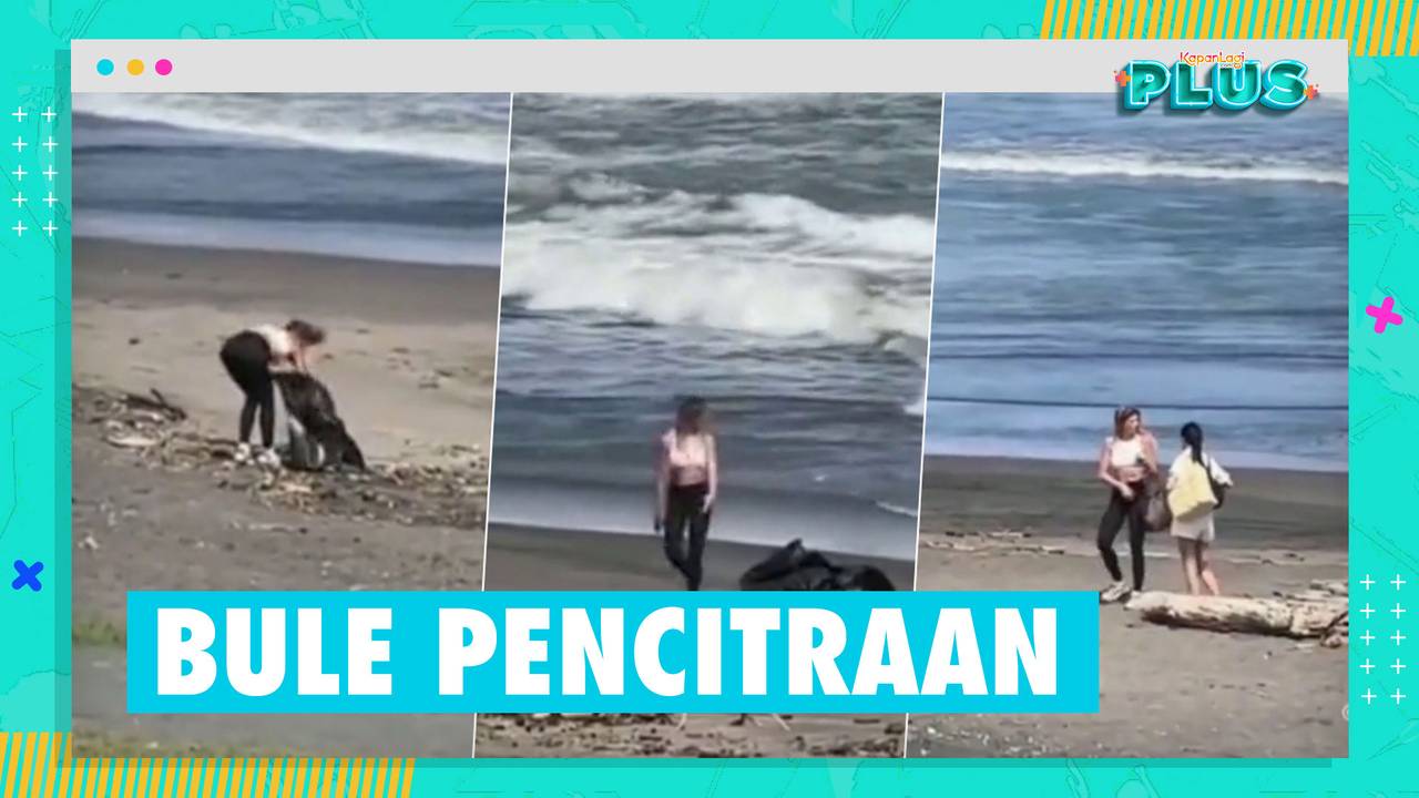 Terbaru! Kelakuan Bule Di Bali, Pencitraan Punguti Sampah Demi Konten ...