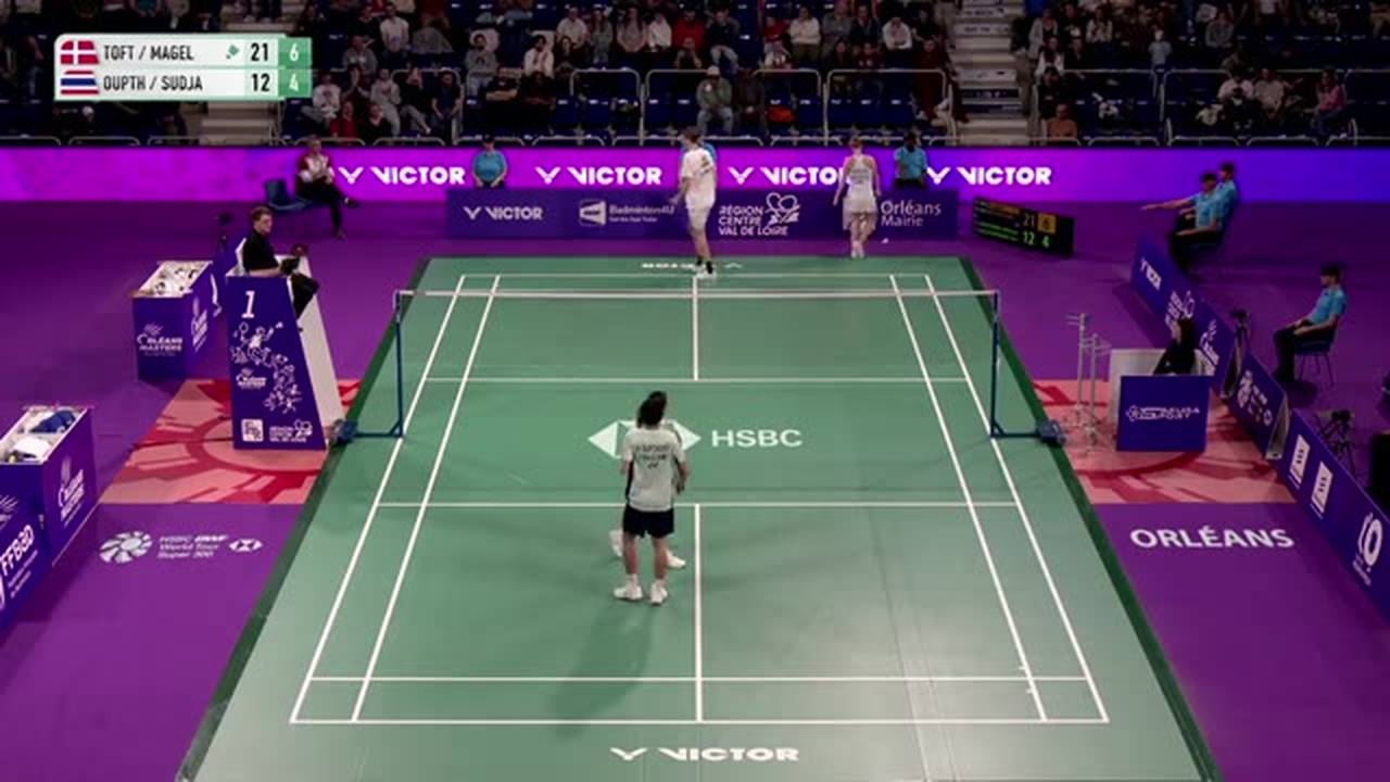Jesper Toft/Amalie Magelund (DEN) vs Ruttanapak Oupthong/Jhenicha ...