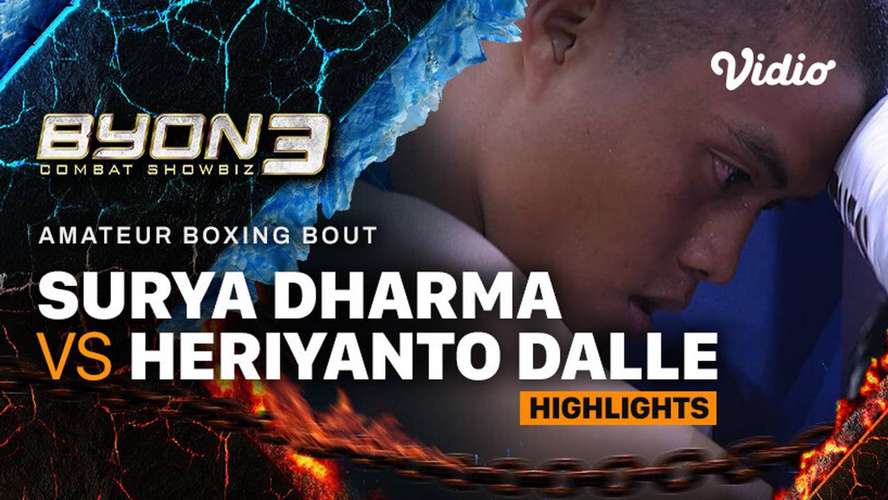 Surya Dharma vs Heriyanto Dalle - Highlights | Amateur Boxing Bout | Byon Combat Showbiz Vol.3