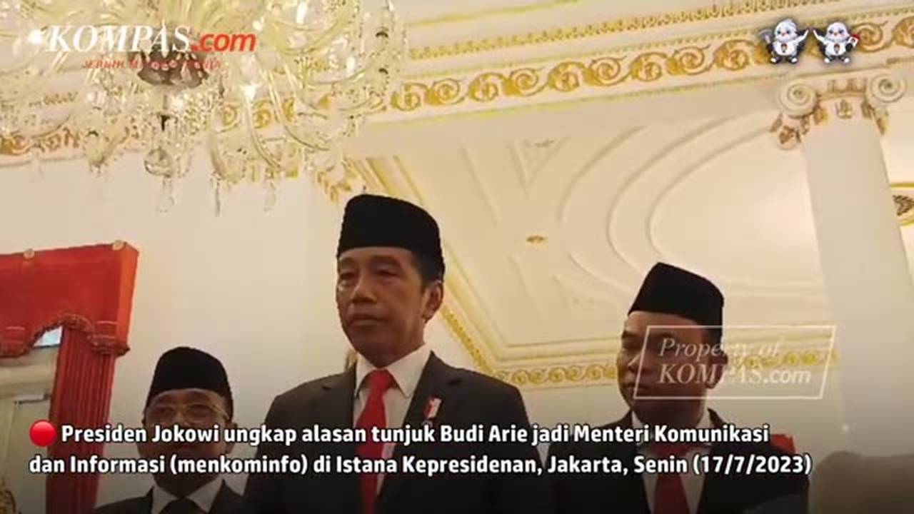 Jokowi Ungkap Alasan Tunjuk Budi Arie sebagai Menkominfo - Kompascom ...