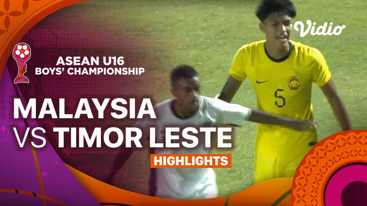 Malaysia vs Timor Leste - Highlights | ASEAN U16 Boys Championships 2024 | Vidio