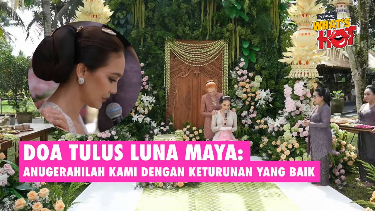 Doa Tulus Luna Maya Sebelum Memulai Siraman Anugerahilah Kami Dengan ...