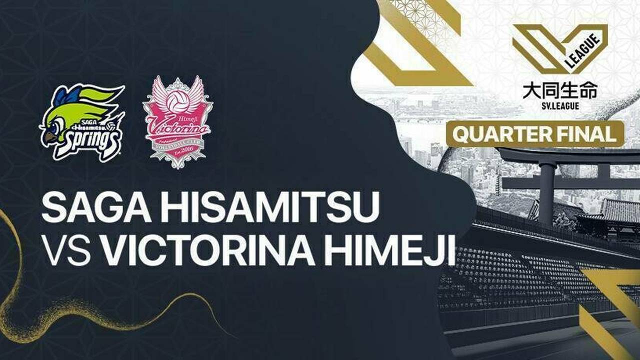 Women Quarter Final: Saga Hisamitsu Springs vs Victorina Himeji - Full Match | Women's SV League ...
