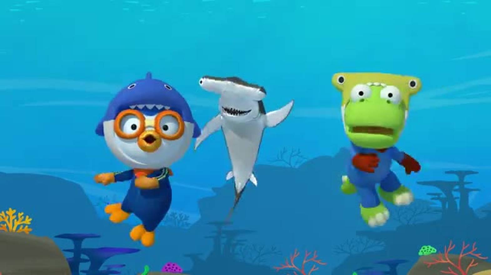 Lagu Hiu Pororo - Ep 01 - Teman hiu (2022) | Vidio