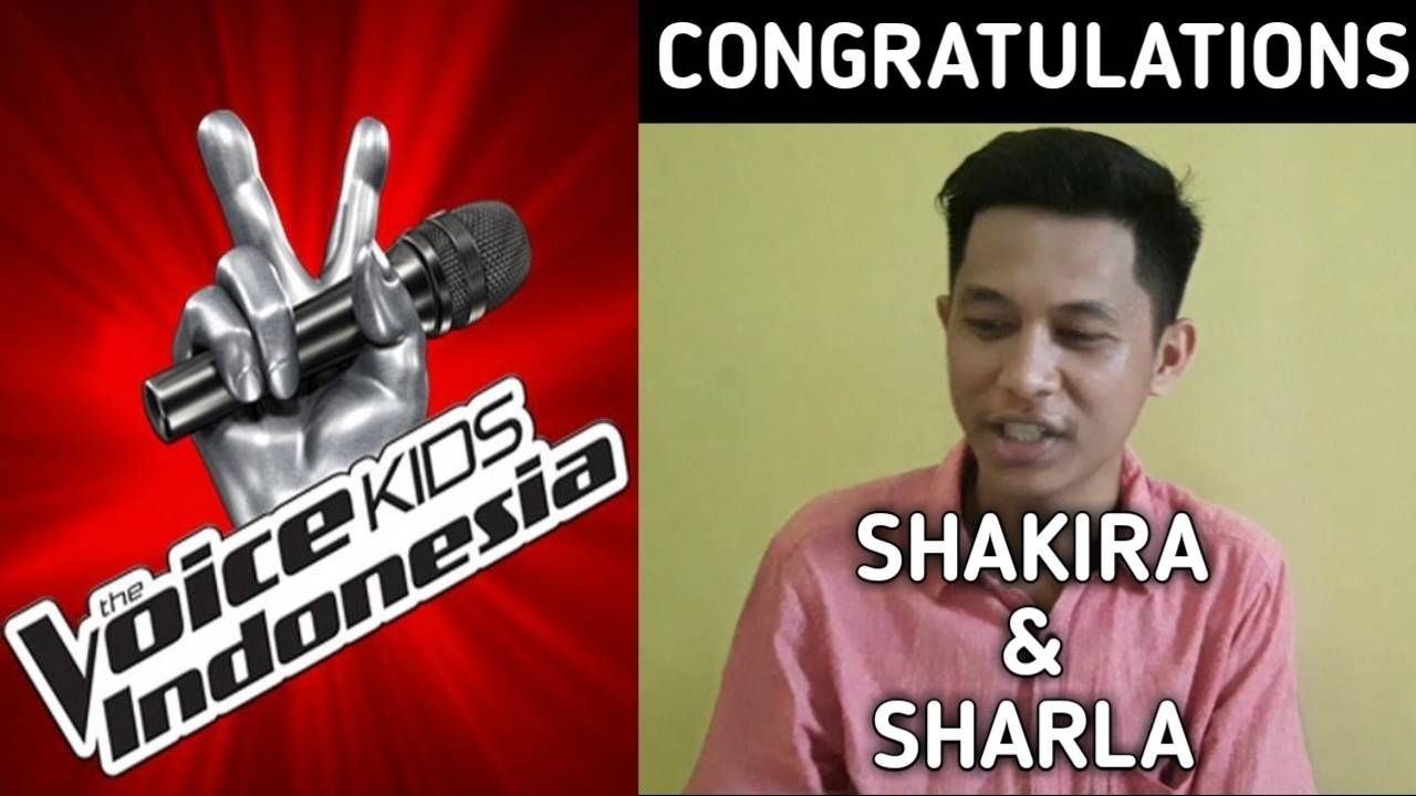 VLOG 02 - Congratulations Untuk SHAKIRA & SHARLA - The Voice Kids ...