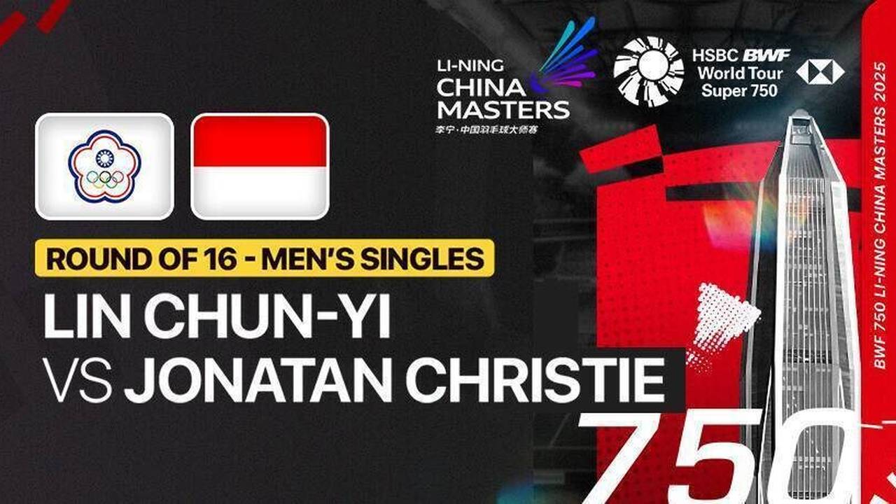 Lin Chun-Yi (TPE) vs Jonatan Christie (INA) - Men's Singles Round of 16 ...