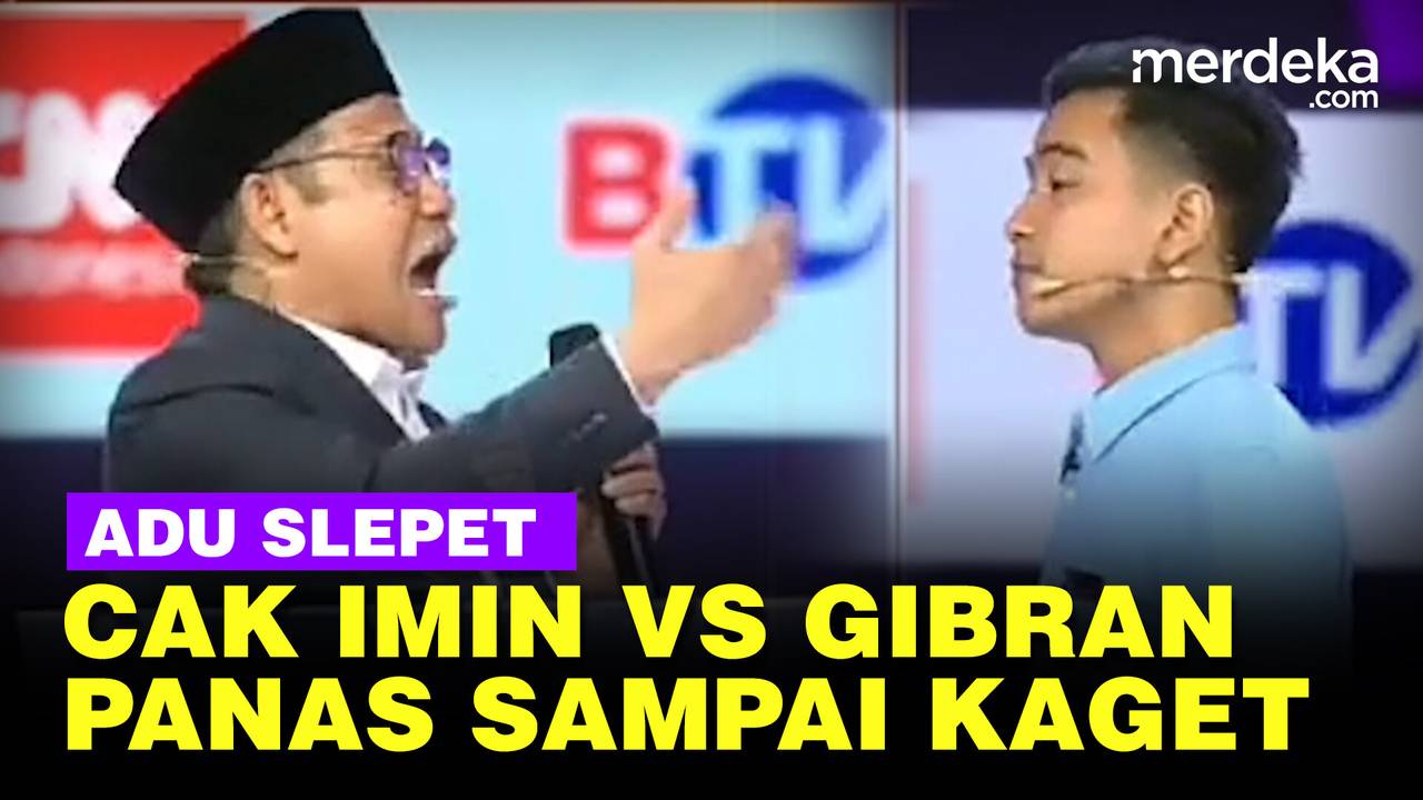 Momen Panas Cak Imin Vs Gibran Adu Slepet Sindir Proyek Solo Sampai Bikin Kaget - merdeka | Vidio