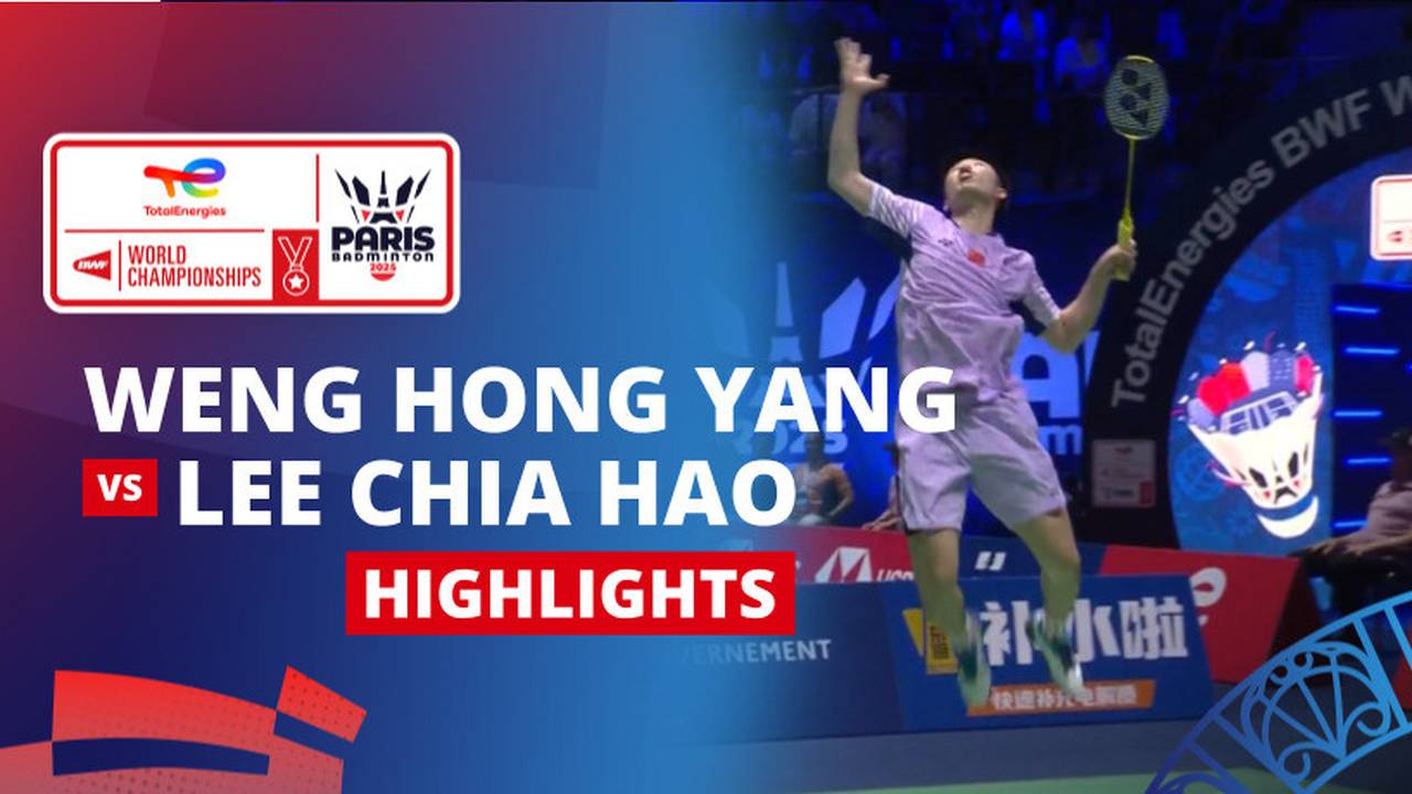 Weng Hong Yang (CHN) vs Lee Chia Hao (TPE) - Highlight | TotalEnergies ...
