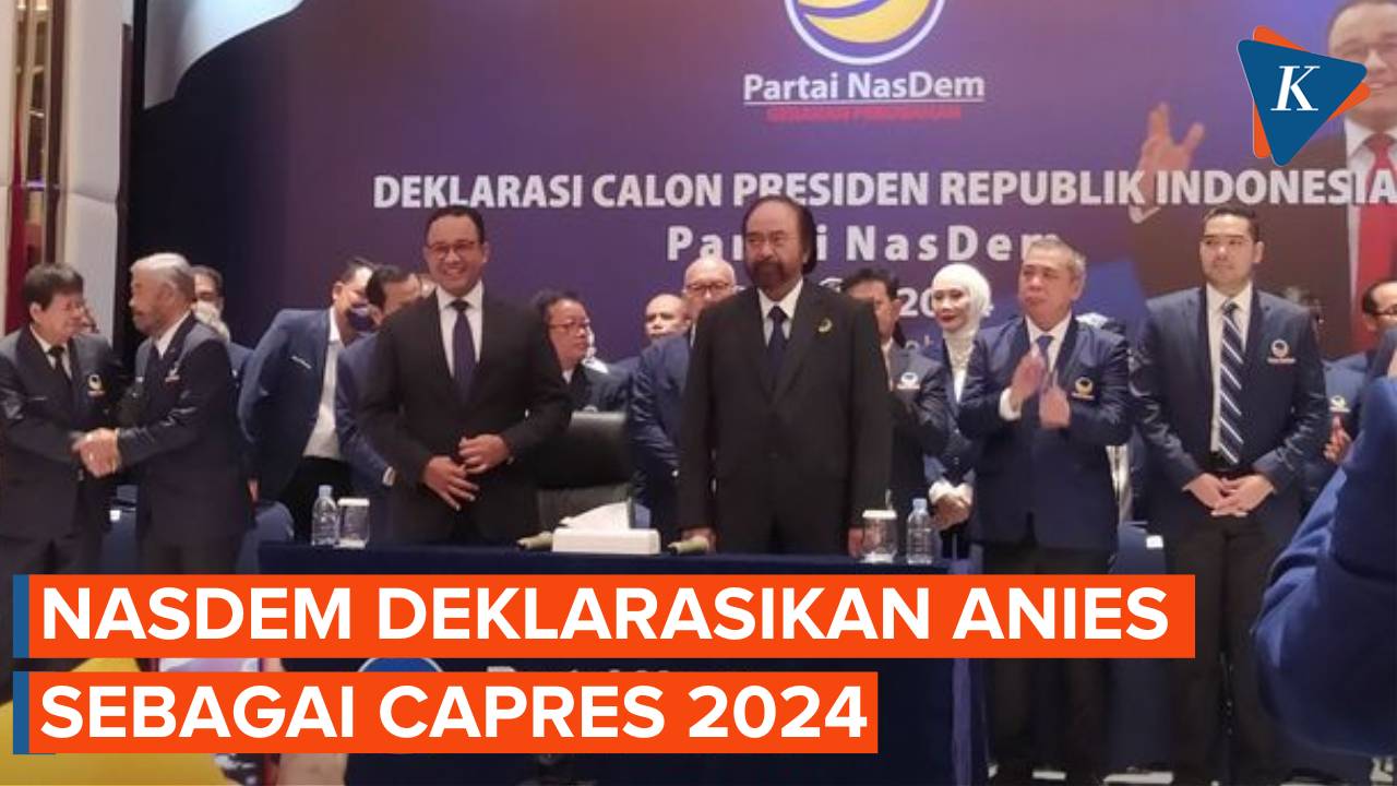 Nasdem Deklarasikan Anies Baswedan sebagai Capres, PAN: KIB Santuy - Kompascom | Vidio