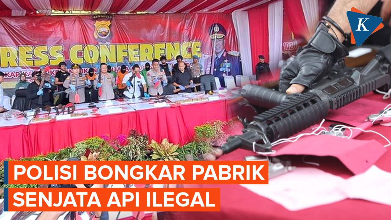 Pabrik Senpi Rakitan di Bengkulu Bisa Bikin Senjata Mirip AK-47 - Kompascom | Vidio
