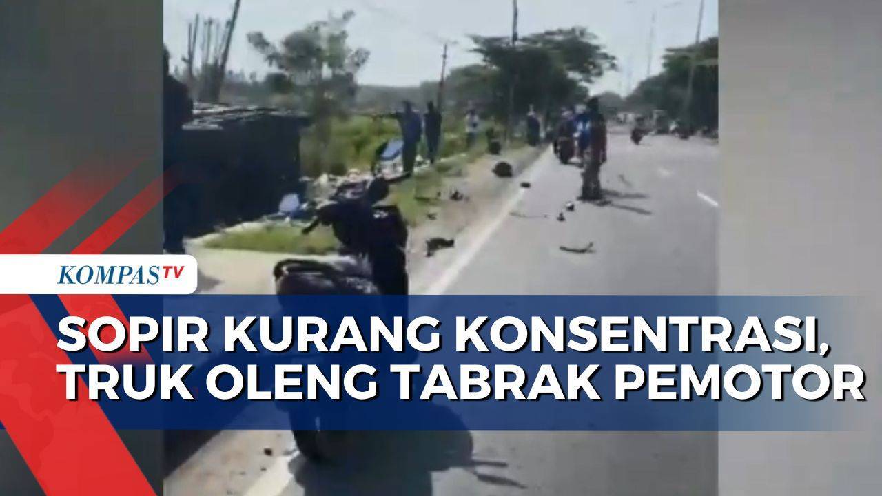 Diduga Sopir Hilang Kendali, Truk Tabrak Pembatas Jalan dan Pengendara Motor di Bekasi - Kompas ...
