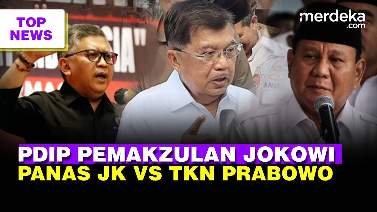 Blak-blakan PDIP Soal Pemakzulan PDIP | Saling Serang JK Vs Kubu ...