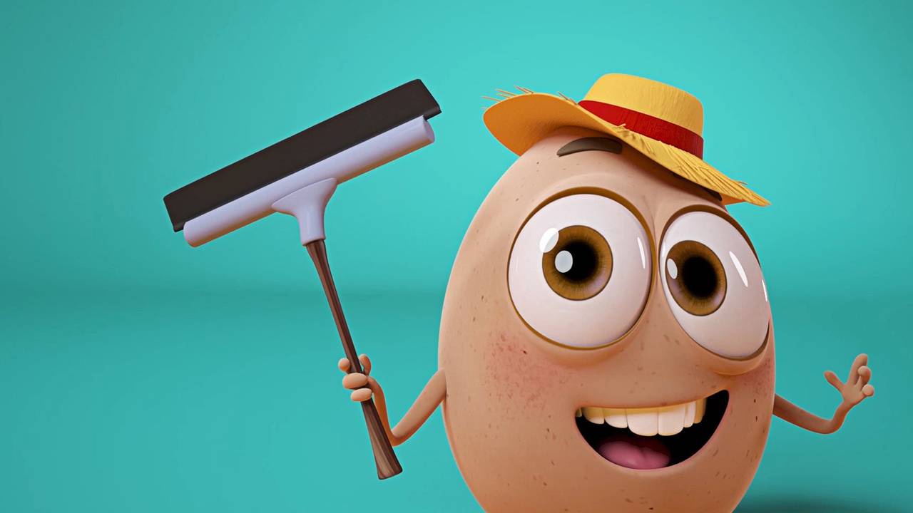 Eggy Pops Season 2 - Cleaning Time (2021) | Vidio