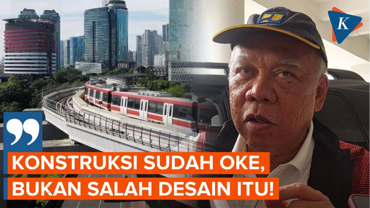 Ramai-ramai Kritik LRT Salah Desain, Ini Kata Menteri PUPR Basuki ...