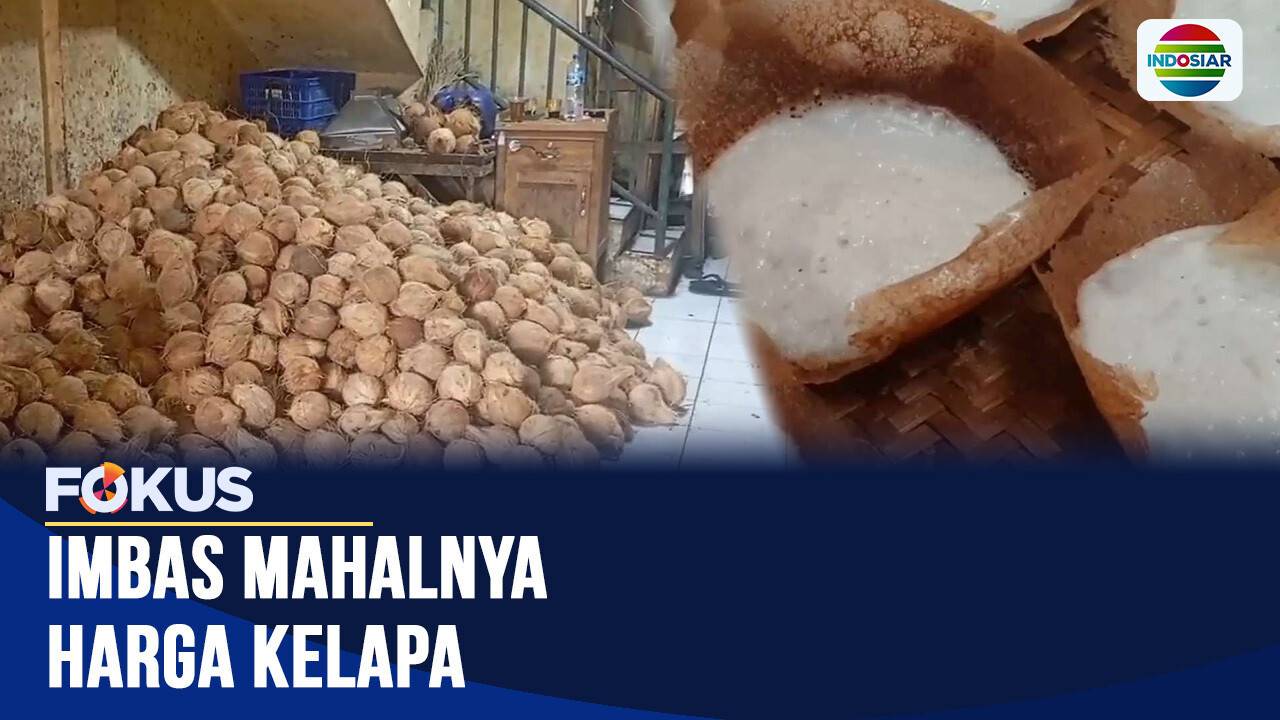 Harga Kelapa Parut Mahal, Serabi Khas Solo Ikut Naik | Fokus - INDOSIAR
