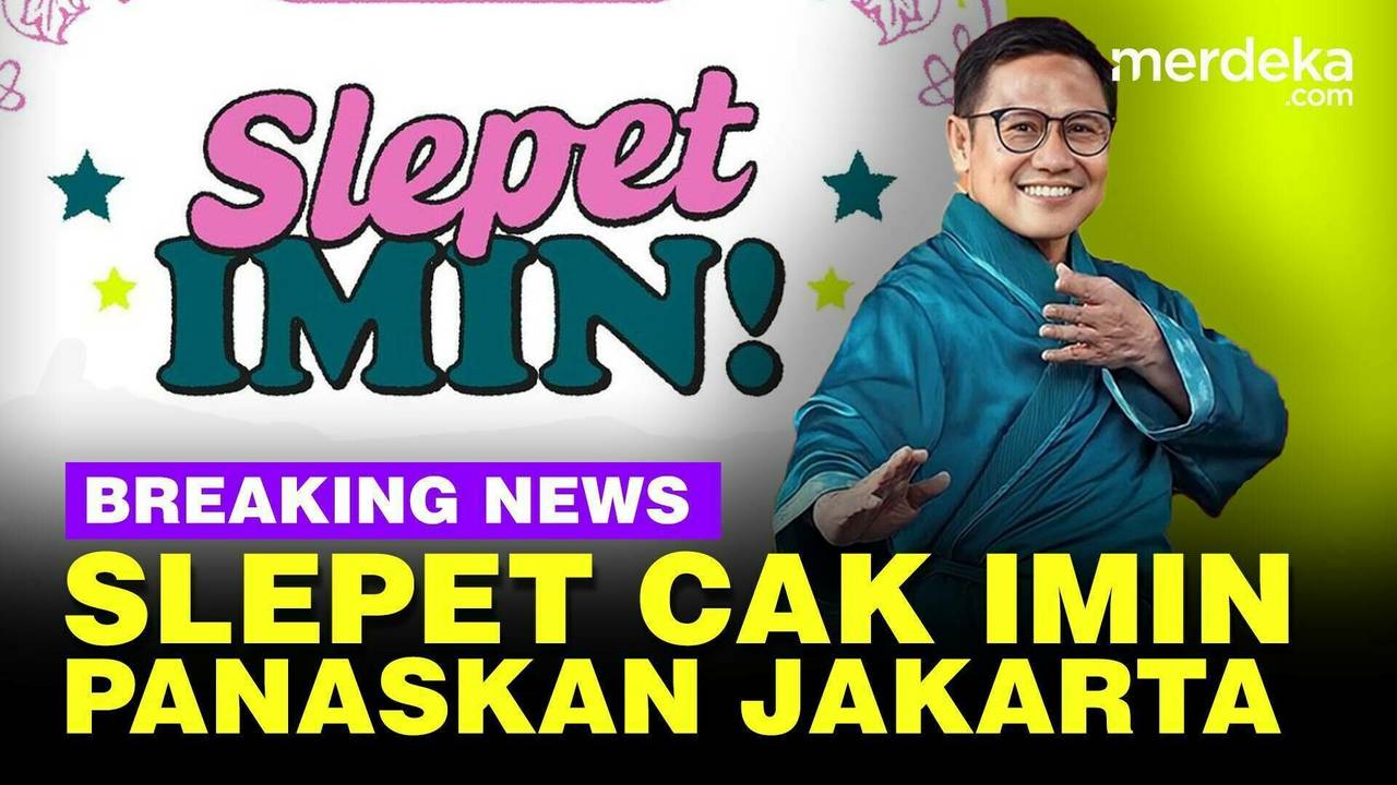 LIVE - Slepet Cak Imin Dicecar Warga Jakarta - merdeka