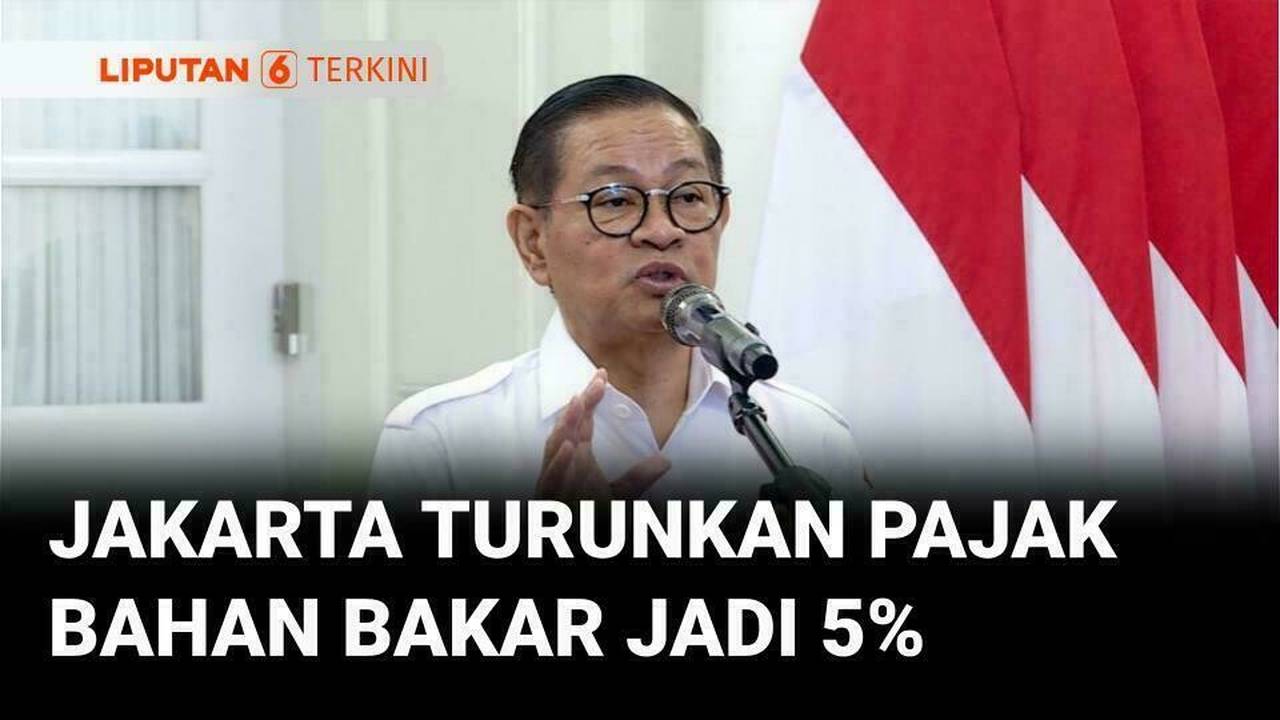 Pramono Anung Turunkan Pajak Bahan Bakar Kendaraan Bermotor di Jakarta ...