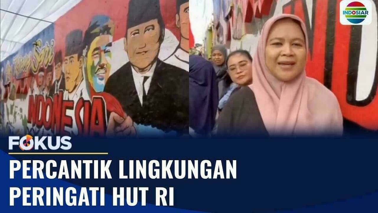 Kampung Kumuh Disulap Jadi Destinasi Wisata Lewat Mural Kemerdekaan ...