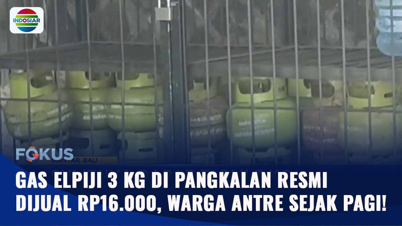 Suasana Pangkalan Gas Resmi Diserbu Warga, Pembelian Elpiji 3 Kg Wajib ...
