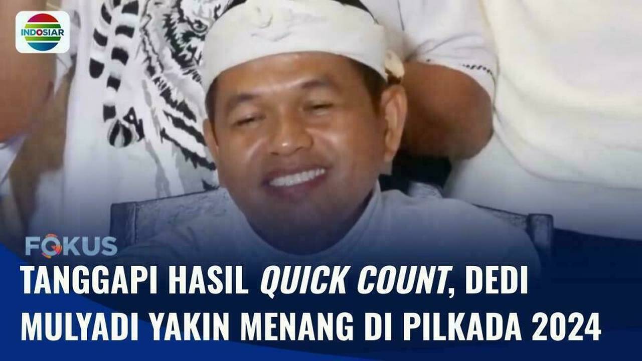 Hasil Quick Count Pilgub Jabar, Dedi-Erwan Unggul Telak di Atas 60% | Fokus - INDOSIAR | Vidio