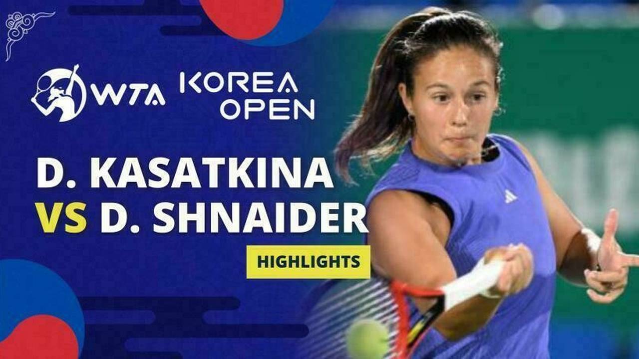 Semifinal: Daria Kasatkina vs Diana Shnaider - Highlights | WTA Korea ...