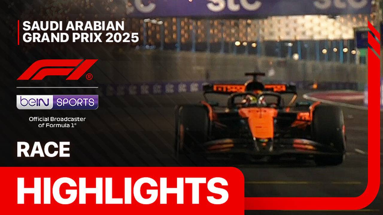 Formula 1 STC Saudi Arabian Grand Prix 2025 - Race - Highlights ...