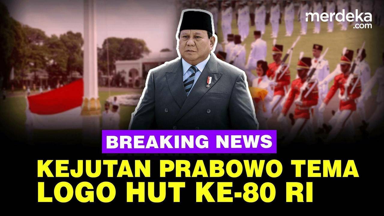 Kejutan Prabowo! Luncurkan Tema dan Logo HUT Ke-80 RI, Pertama Dalam ...