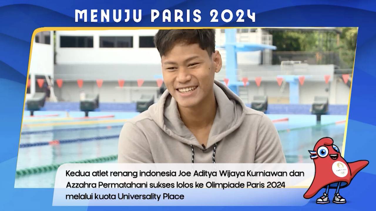 Dukung Aditya & Azzahra Atlet Renang Indonesia di Olimpiade Paris 2024 ...