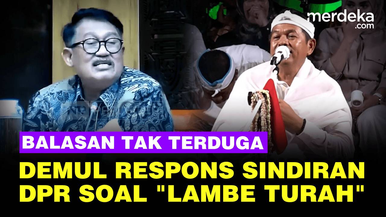 Dedi Mulyadi Bereaksi Disebut Gubernur 'Lambe Turah', Beri Balasan Tak Terduga ke DPR - merdeka ...