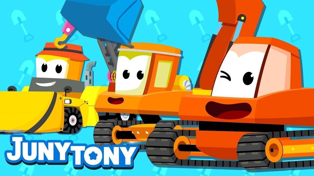 JunyTony - Car Songs for Kids - Construction Vehicles (2022)