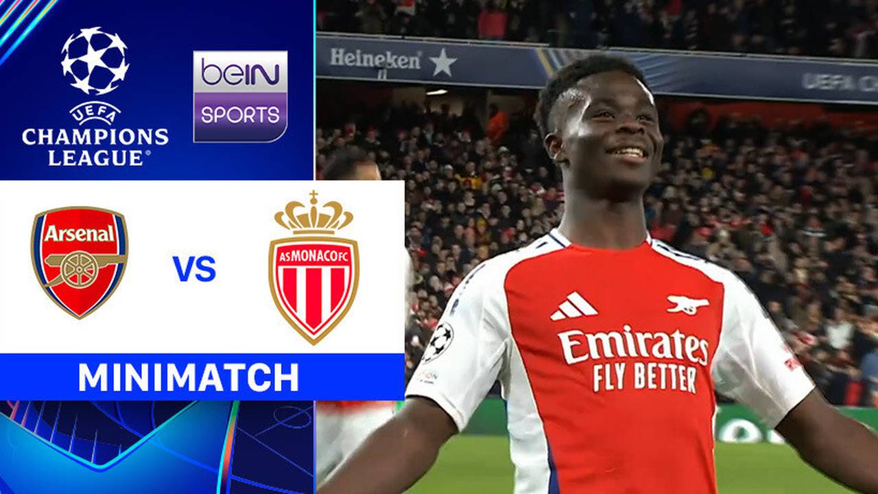 Arsenal vs Monaco - Mini Match | UEFA Champions League 2024/25 | Vidio