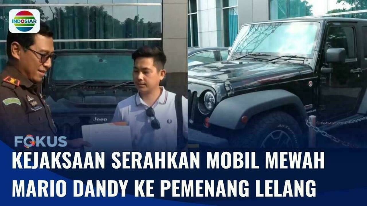 Terjual dengan Harga Rp725 Juta, Kejaksaan Serahkan Mobil Mario Dandy ...