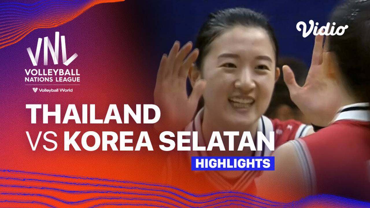 Thailand Vs Korea Selatan Highlights Womens Volleyball Nations