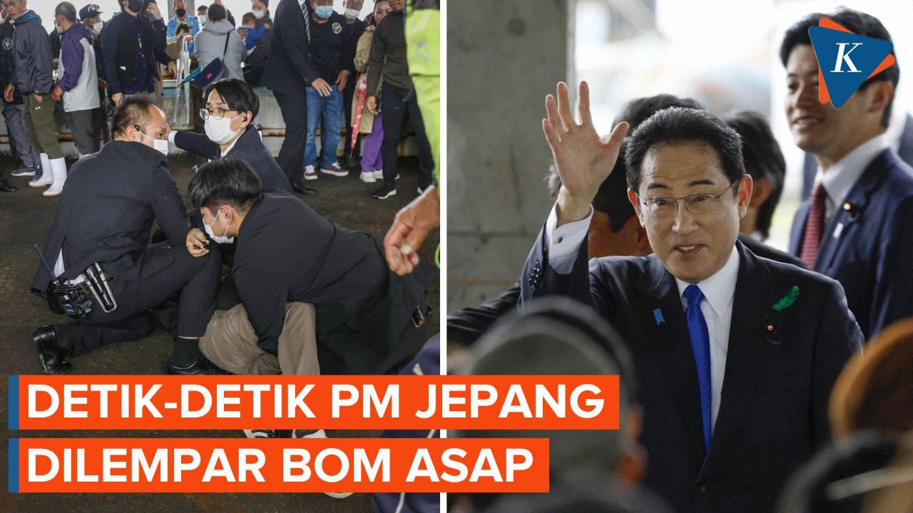PM Jepang Angkat Bicara Setelah Aksi Pelemparan Bom Asap Terhadap ...