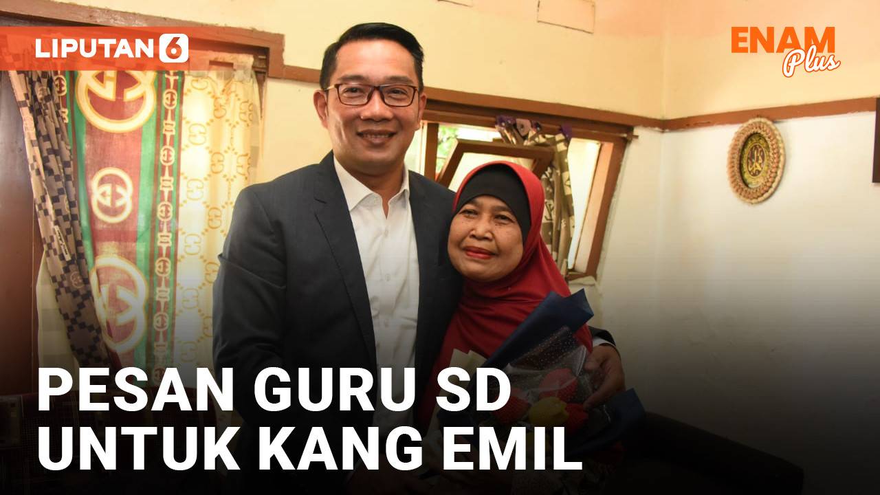 Guru SD Ridwan Kamil Berikan Doa dan Pesan untuk Mantan Murid ...