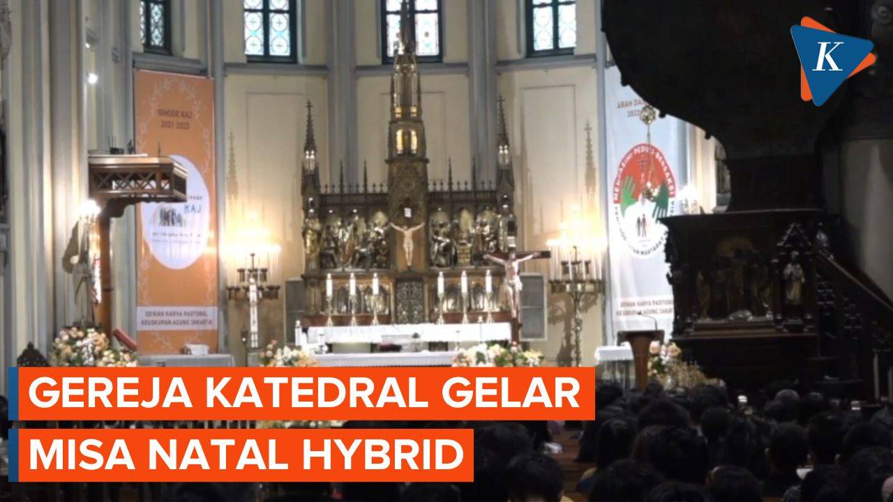 Gereja Katedral Gelar Misa Natal Secara Hybrid - Kompascom