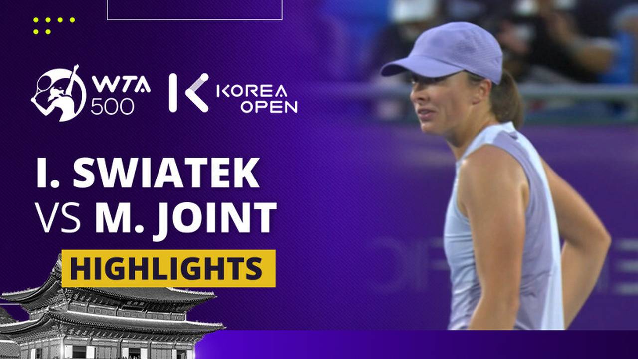 Iga Swiatek vs Maya Joint - Highlight | WTA 500: Korea Open 2025